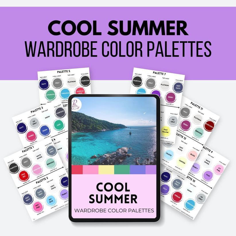 Cool Summer Color Palettes – Radiant Style Shop